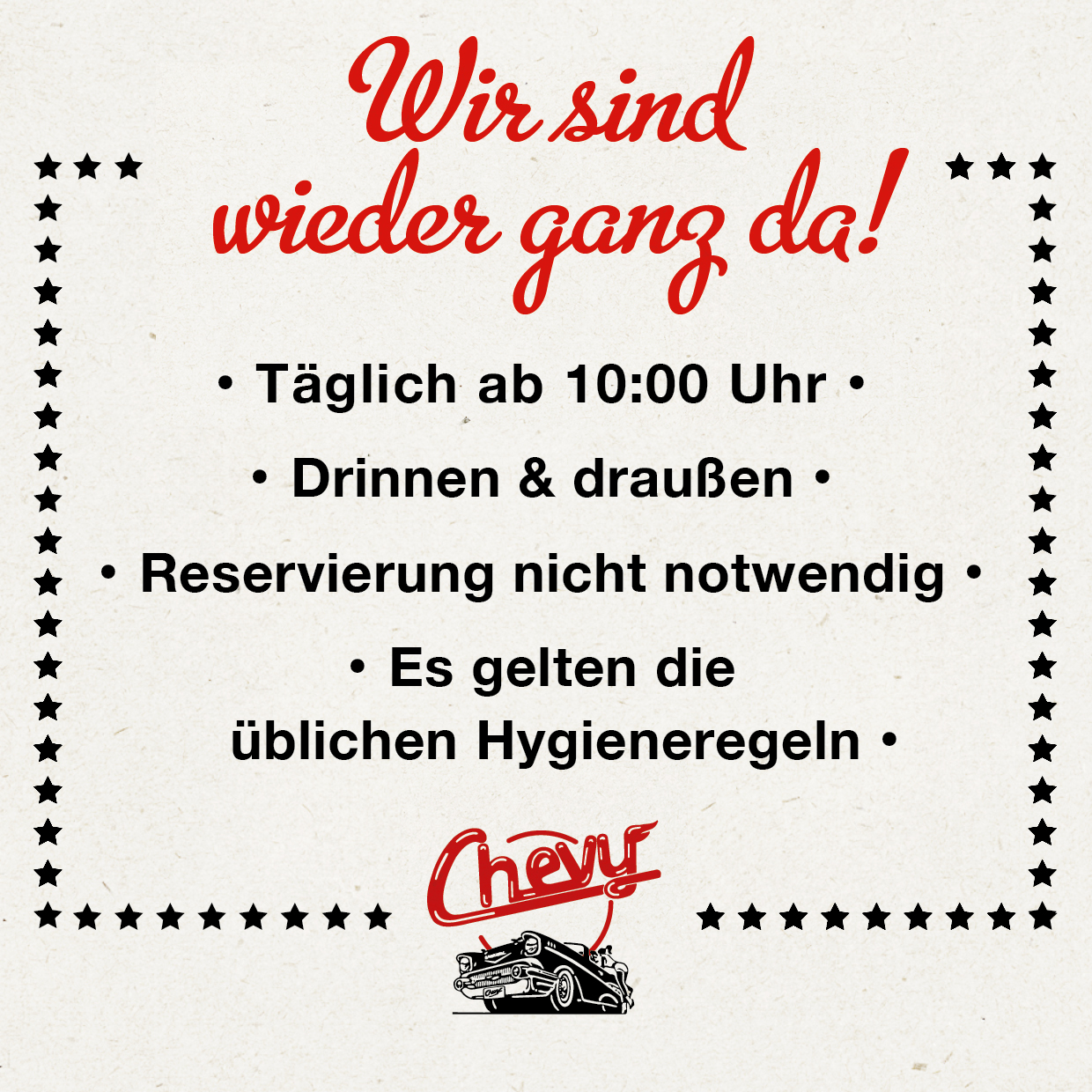 NEWS – Seite 2 – Chevy Diner Marburg